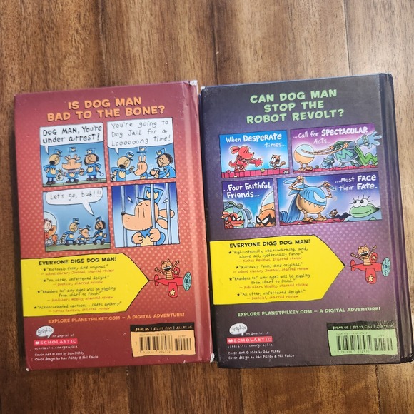 Scholastic | Other | Dog Man Dav Pilkey Book Lot Brawl Of The Wild The ...
